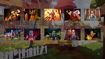 Hello Neighbor super puzzle: Play Online For Free On AllWebGames