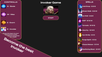 Invoker Game (by FlorichDev): Play Online For Free On AllWebGames