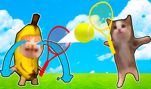 Banana Cat: Tennis Champion (by Nipo Games): Play Online For Free On ...