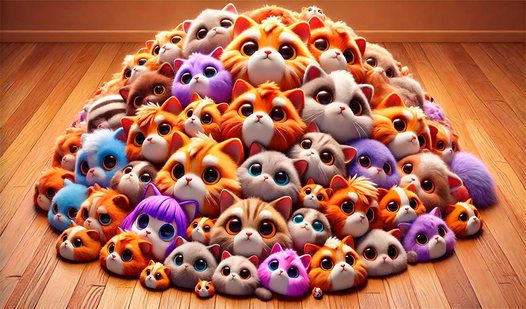 Kitty Merge: Catballs (by Catgam): Play Online For Free On AllWebGames