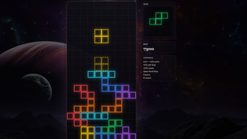 Neon Blocks (by Paranoid): Play Online For Free On AllWebGames
