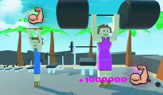 Beach gym simulator: become the strongest (by MYXABYXE): Play Online ...