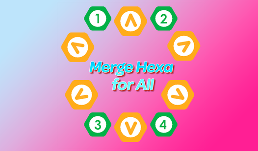 Merge Hexa for All (von stagal): Kostenlose Online-Spiele auf AllWebGames