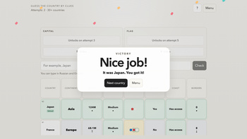 Guess the country by clues: العب عبر الإنترنت مجانًا على AllWebGames