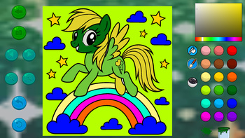 Little Pony: Coloring Book (by Universe 25): Play Online For Free On ...