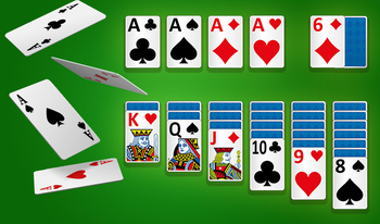 Solitaire Klondike: Draw 1 or 3 cards (by Old Singleton): Play Online ...
