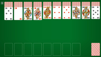 Spider Solitaire - Big Cards (by QGamz): Play Online For Free On ...