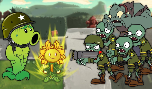 Plants vs. Zombies: New Year's Battle (by Sophie Games): Play Online ...