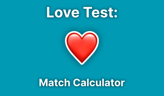 Love Test: Match Calculator (by Besplatnye Brauzernye Igry Onlajn Igrat ...