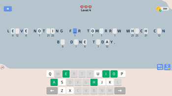 Cryptogram: Words and Codes (by Just Tap Studio): Play Online For Free ...