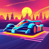 Retro Racer Turbo: 在 AllWebGames 上免费在线畅玩