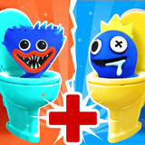 Merge Toilet Monsters: Play Online For Free On AllWebGames