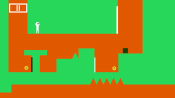 Platformer challenge: Difficult jumps over spikes! (by yol): Play ...