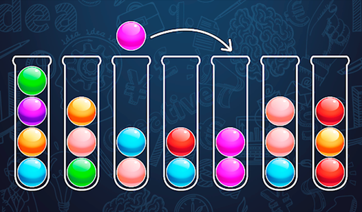 Sort Colored Balls Puzzle (by PixelJoy): Play Online For Free On AllWebGames