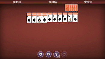 Spider Solitaire one suit (by Good Vibes Games): Play Online For Free ...
