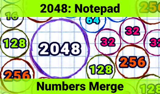 2048: Notepad Numbers Merge (by Ushakov Studio): Play Online For Free ...