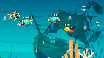 Fish Eat Getting Big(デベロッパー：RHM Interactive) - AllWebGamesで無料オンラインゲームをプレイ