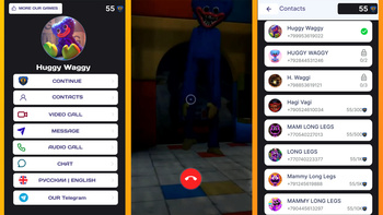 Poppy Playtime: Huggy Waggy Video Calls & Chat: Play Online For Free On ...