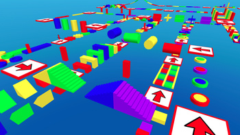 Obby: Rainbow Parkour Tower (by liss48): Play Online For Free On ...