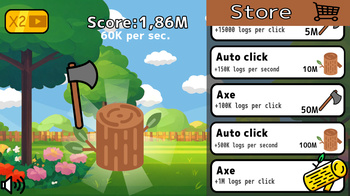 Wood Breaker - chop logs: Clicker (by HaiizyCo.): Play Online For Free ...