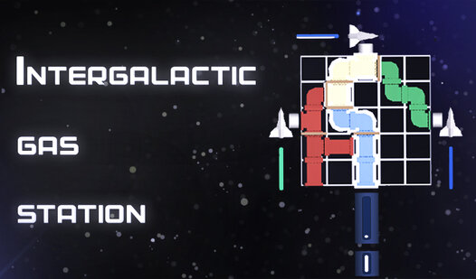Intergalactic gas station (by kuRomek): Play Online For Free On AllWebGames