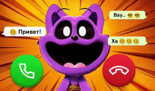 Звонит Кот Дремот: Чат Пранк с Кэтнэп Поппи (by Dolzhenko Dev): Play Online For Free On AllWebGames