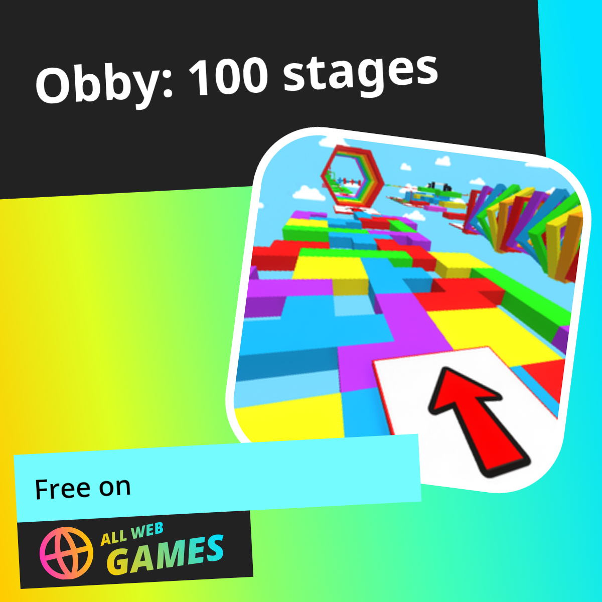 Obby: 100 stages (by Invisible Studio): Play Online For Free On AllWebGames