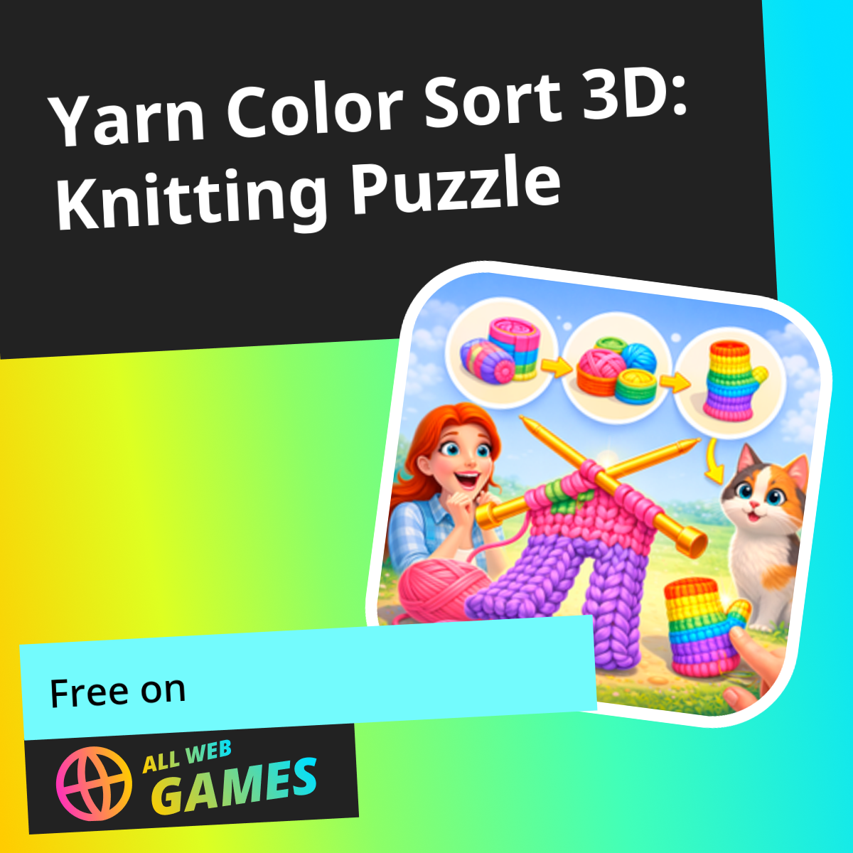 Yarn Color Sort 3D: Knitting Puzzle (by welwise studio): Play Online ...