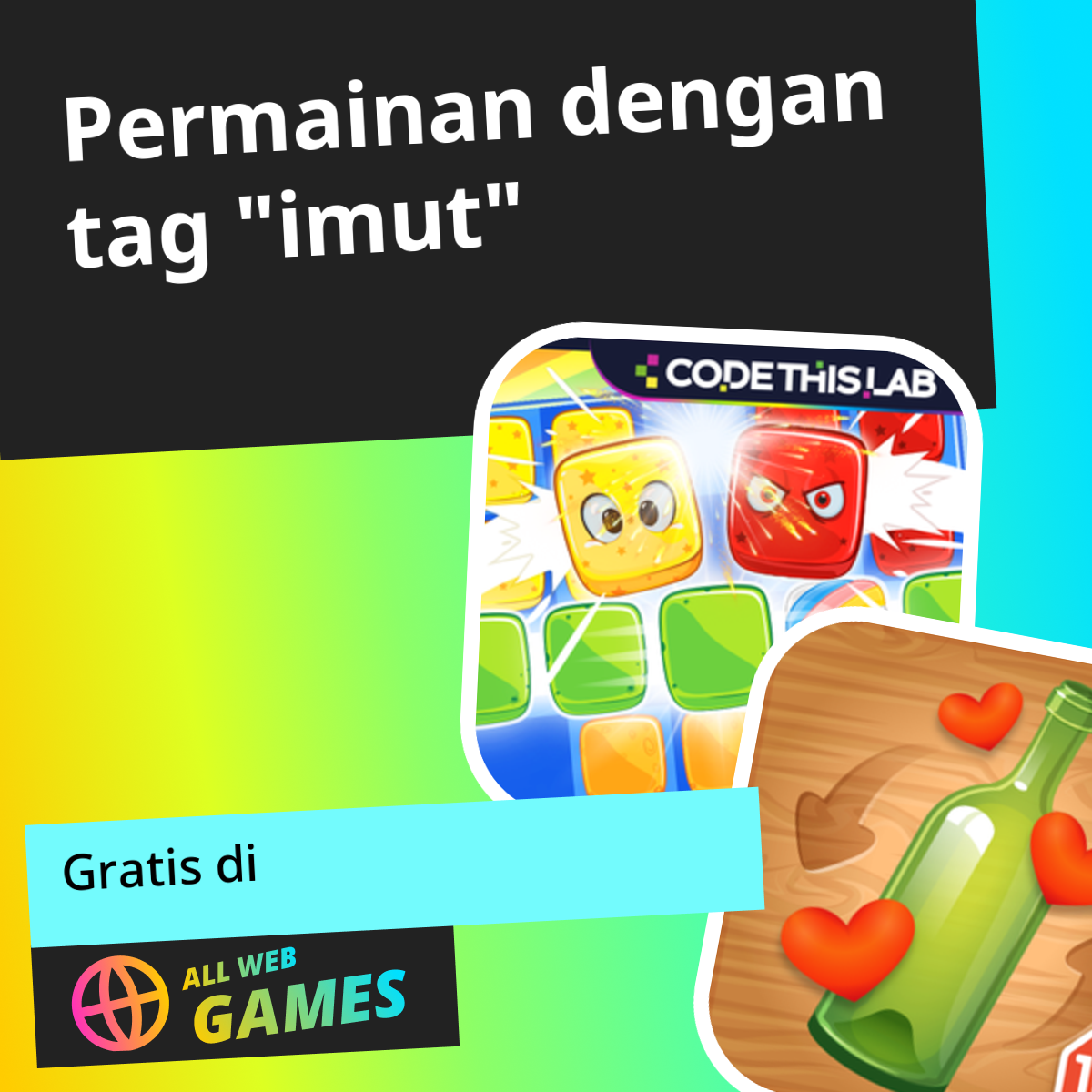 Imut game 😻💕 Main Gratis Online di AllWebGames