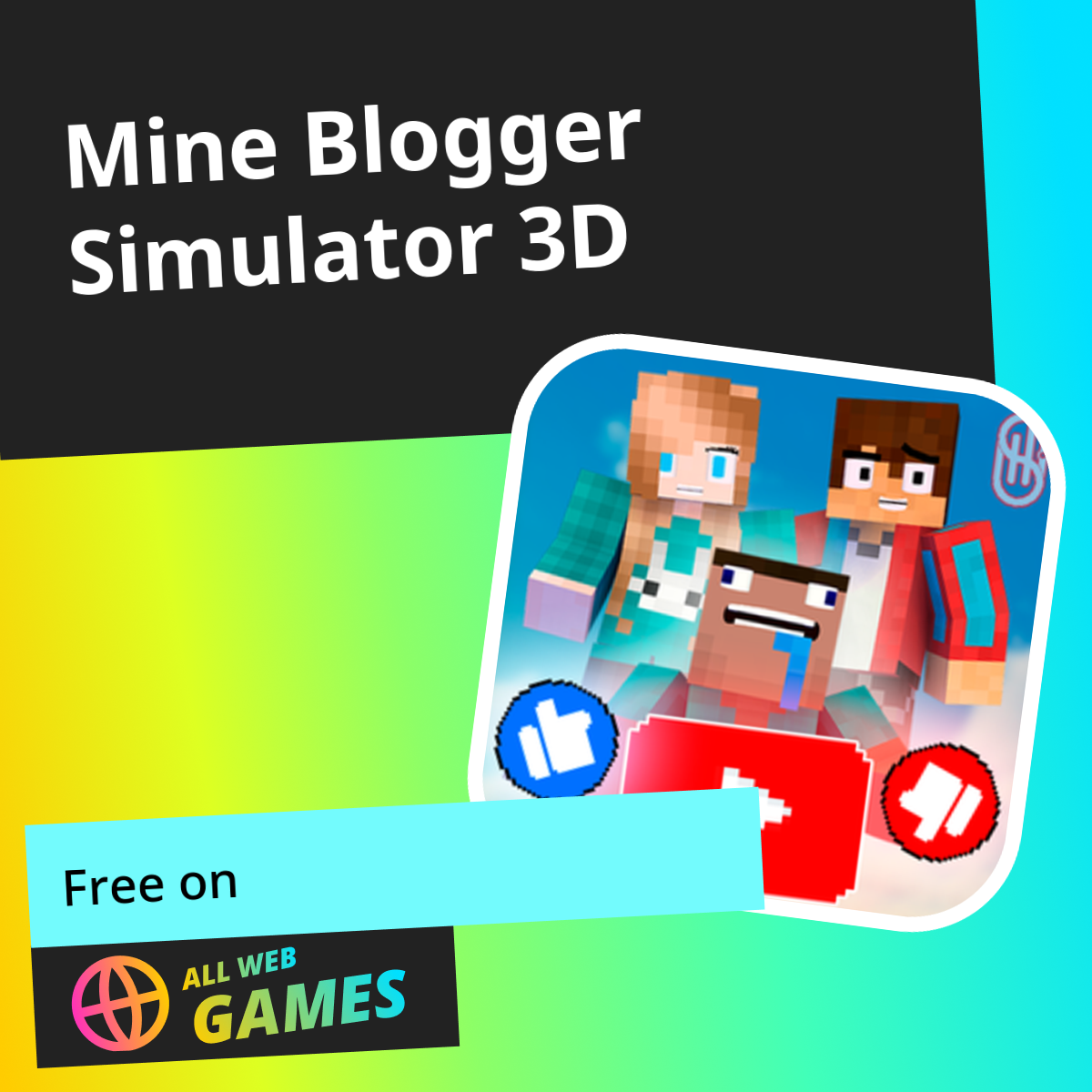 Mine Blogger Simulator 3D (by C4S.SHA): Play Online For Free On AllWebGames