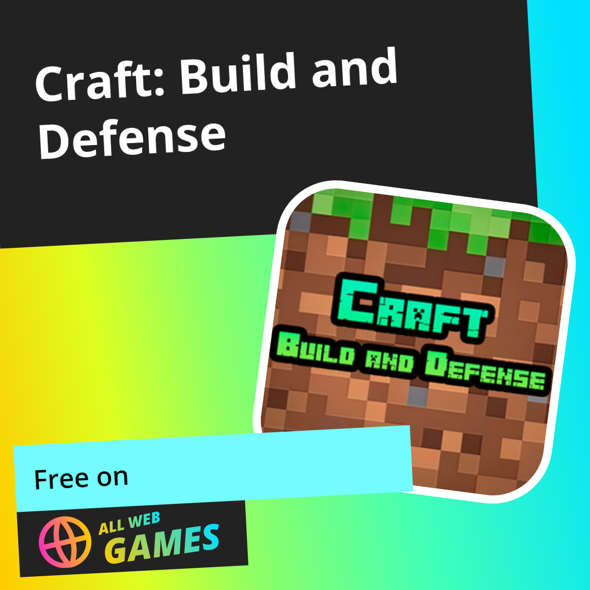 Craft: Build and Defense (by HomeGAMESTUDIO): Play Online For Free On ...