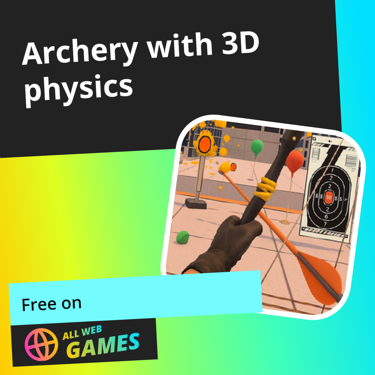 Archery with 3D physics (by RBG): Play Online For Free On AllWebGames