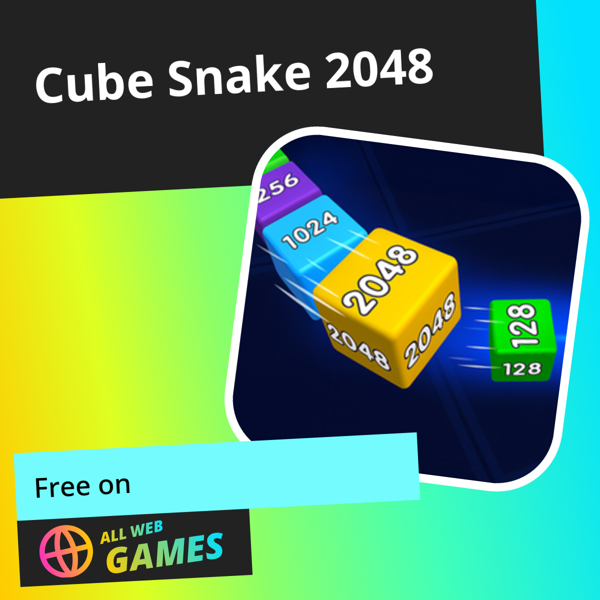 Cube Snake 2048 (by Cursora Labs): Play Online For Free On AllWebGames
