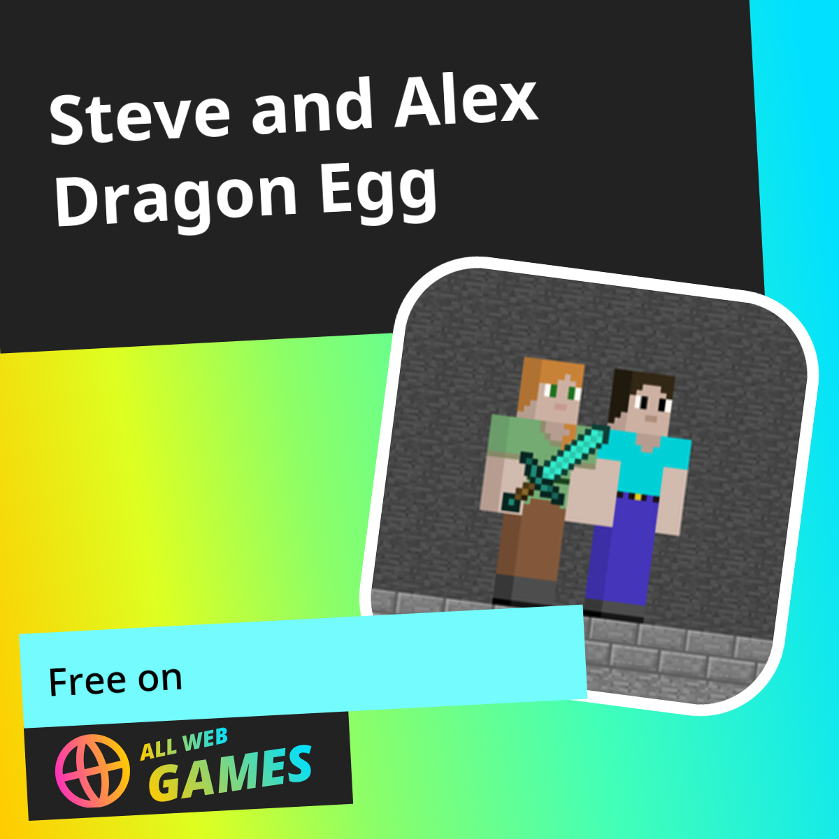 Steve and Alex Dragon Egg (by FaBuKaStudio): Play Online For Free On ...