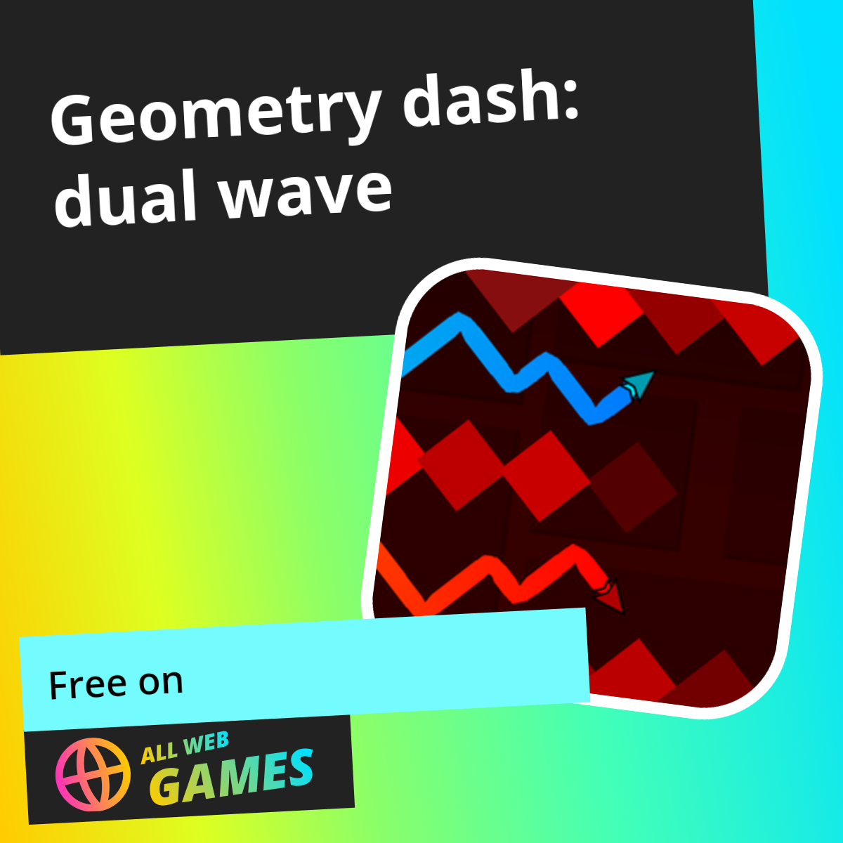 Geometry dash: dual wave (by Kokim): Play Online For Free On AllWebGames