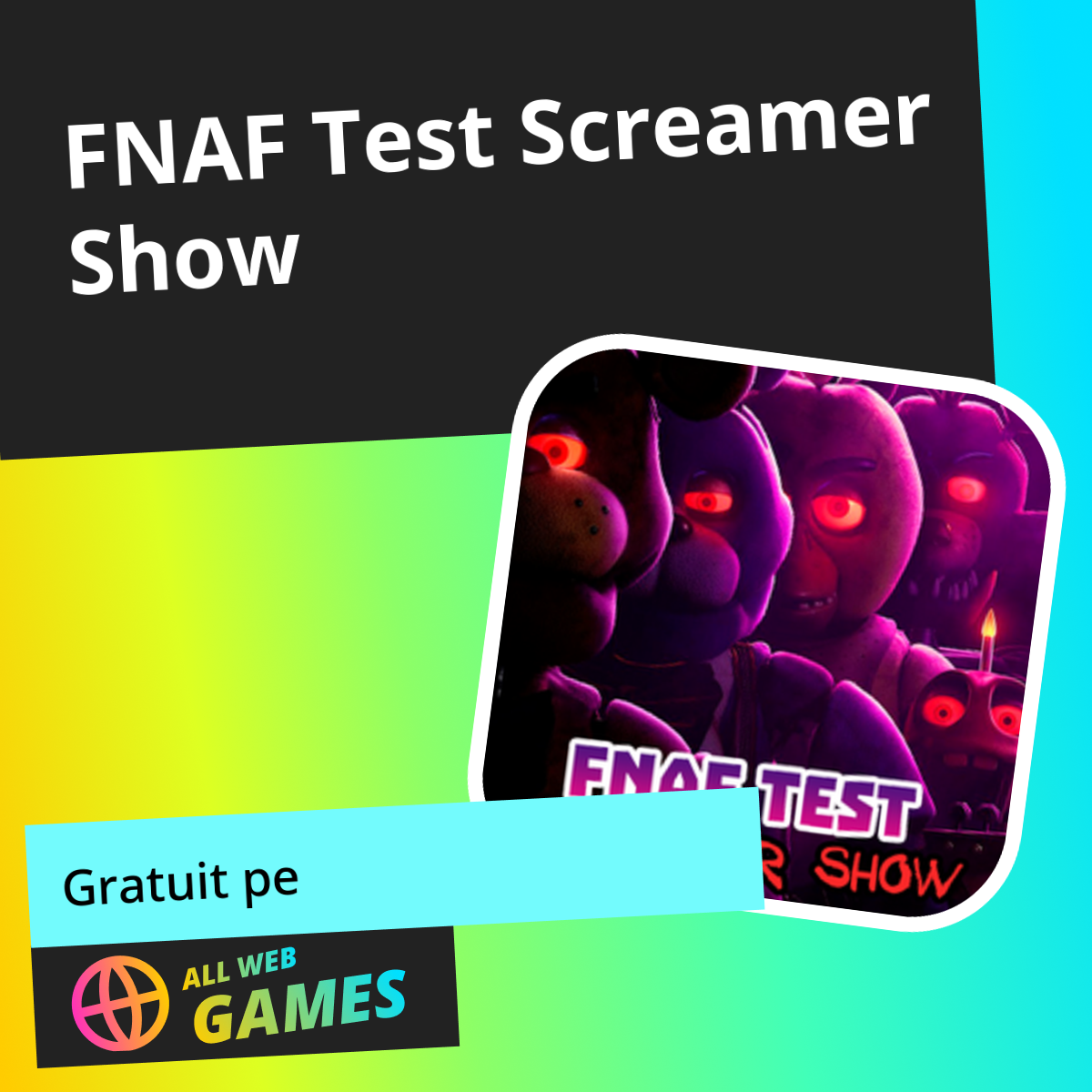 FNAF Test Screamer Show: Jucă-te Online Gratuit Pe AllWebGames