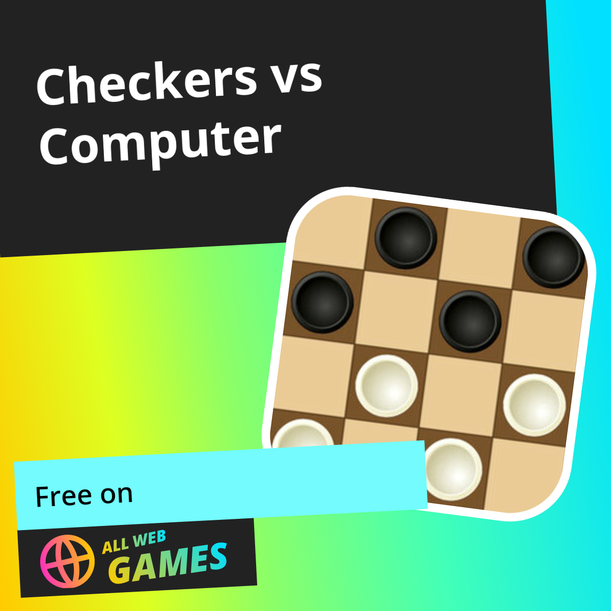 Checkers vs Computer (بواسطة sb-games): العب على الإنترنت مجانًا على AllWebGames