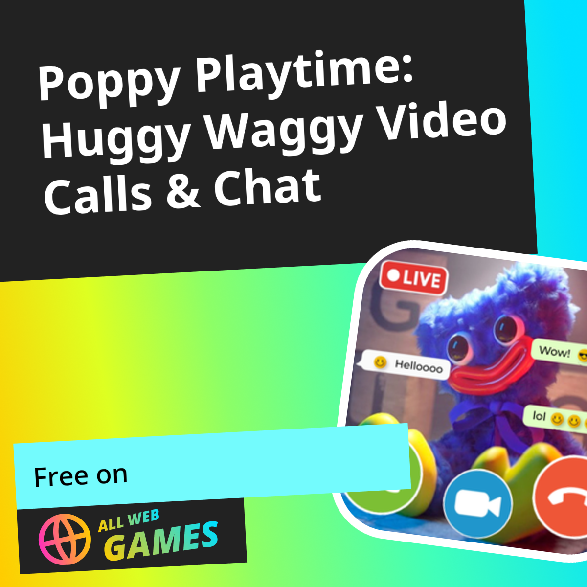 Poppy Playtime: Huggy Waggy Video Calls & Chat (by Dolzhenko Dev): Play ...