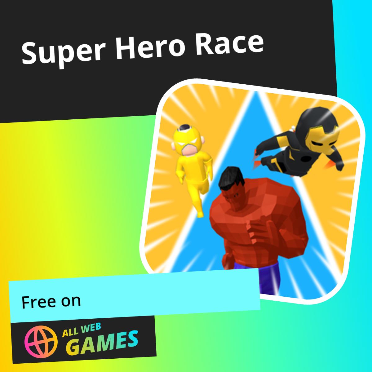 Super Hero Race (by Linder): Play Online For Free On AllWebGames