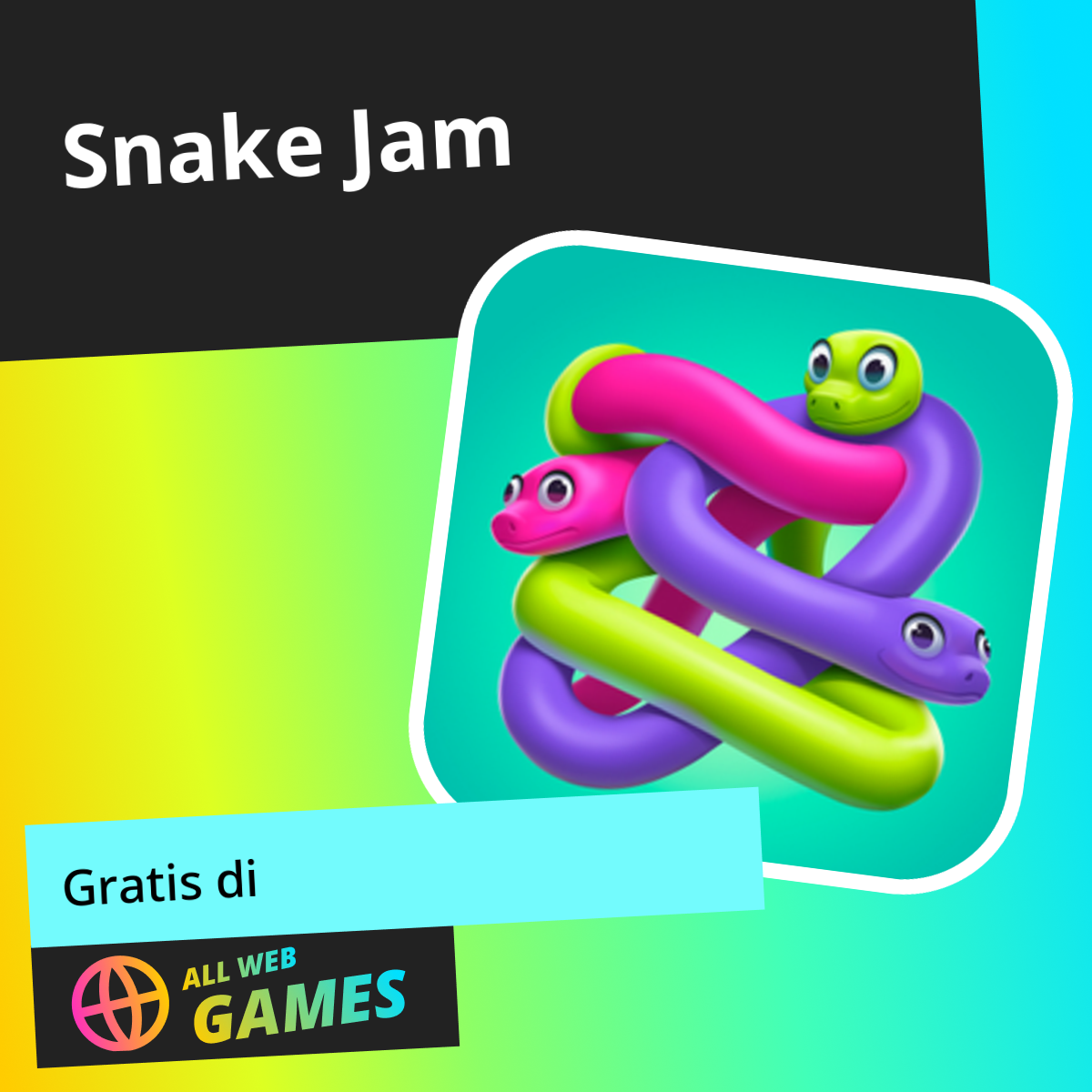 Snake Jam (oleh Linder): Mainkan Online Secara Gratis Di AllWebGames