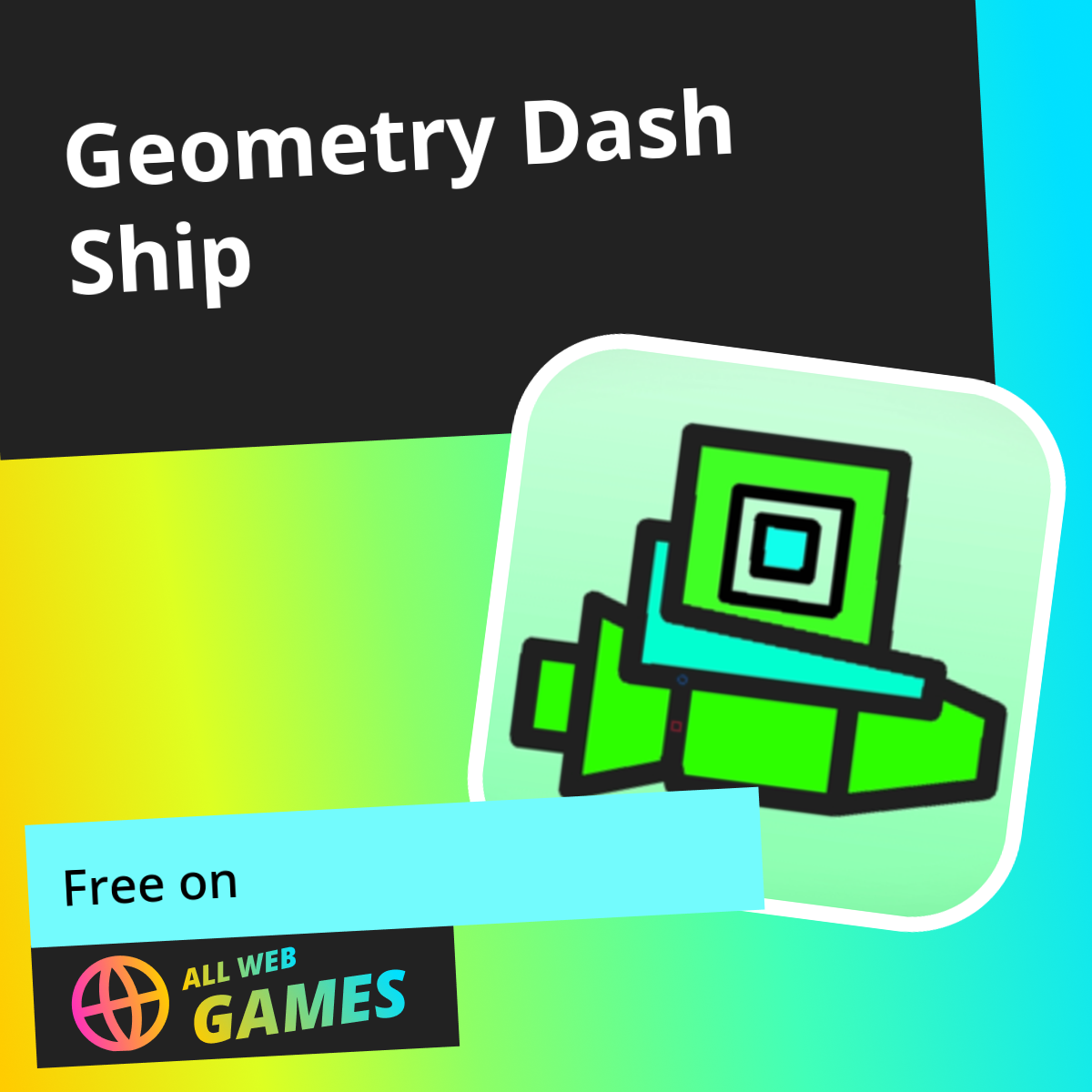 Geometry Dash Ship: Play Online For Free On AllWebGames
