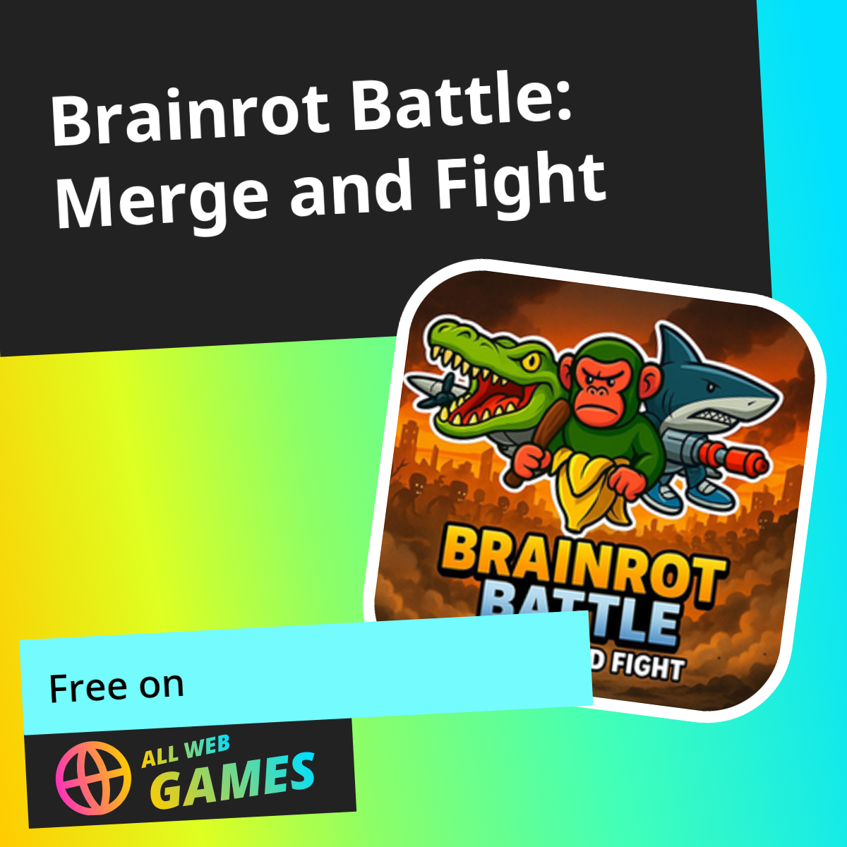 Brainrot Battle: Merge and Fight: Play Online For Free On AllWebGames