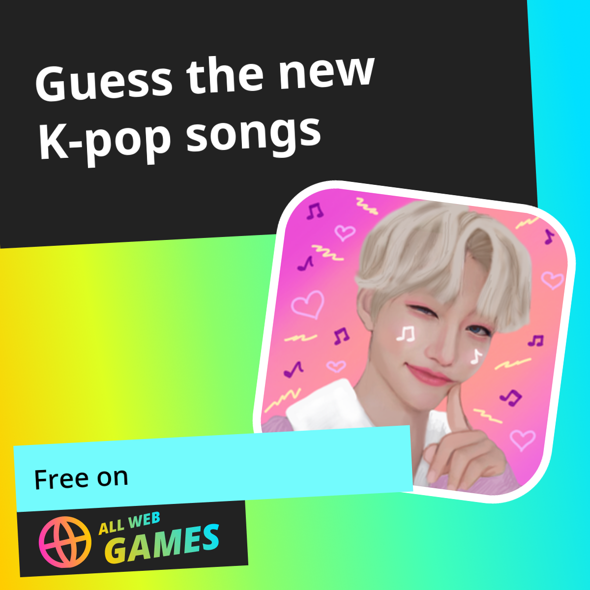 Guess the new K-pop songs: Play Online For Free On AllWebGames
