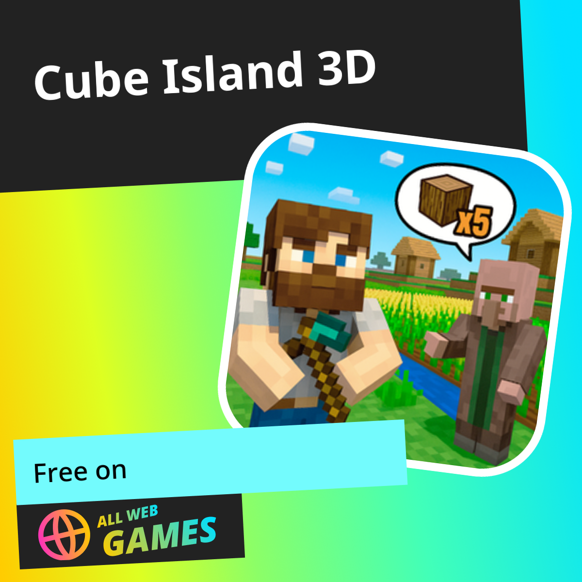 Cube Island 3D (by MirraGames): Play Online For Free On AllWebGames