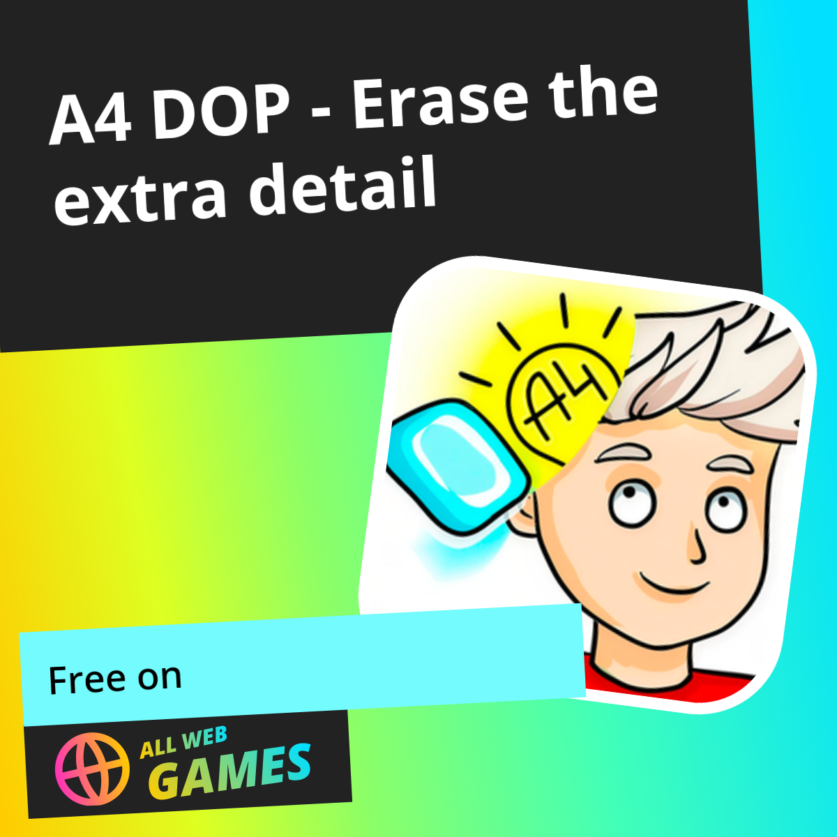 A4 DOP - Erase the extra detail (by A4 games): Play Online For Free On AllWebGames