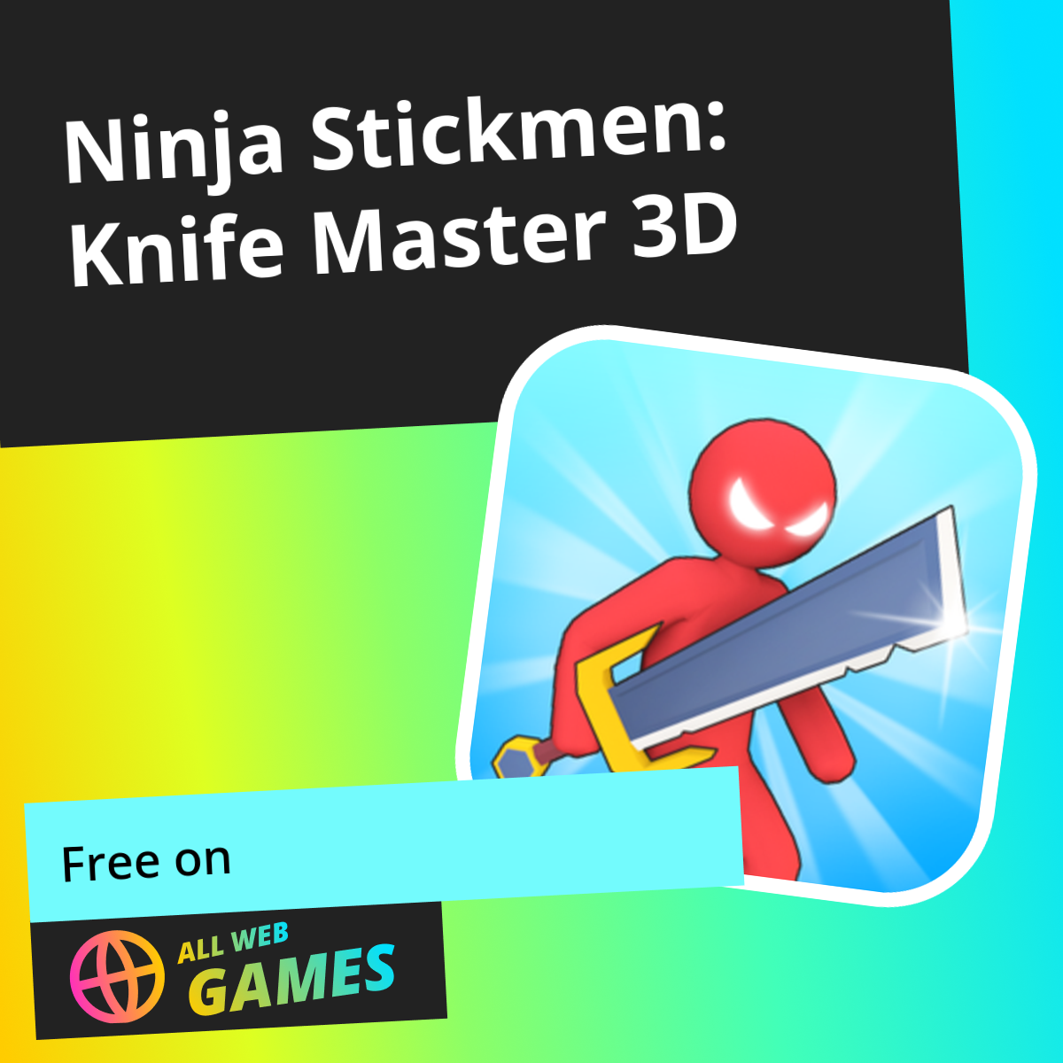 Ninja Stickmen: Knife Master 3D (by 4U Games): Play Online For Free On AllWebGames