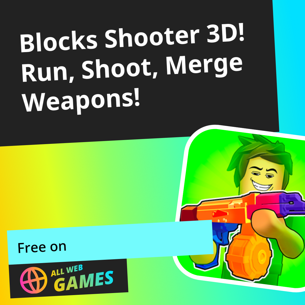 Blocks Shooter 3D! Run, Shoot, Merge Weapons! (by Eccentric): Play ...
