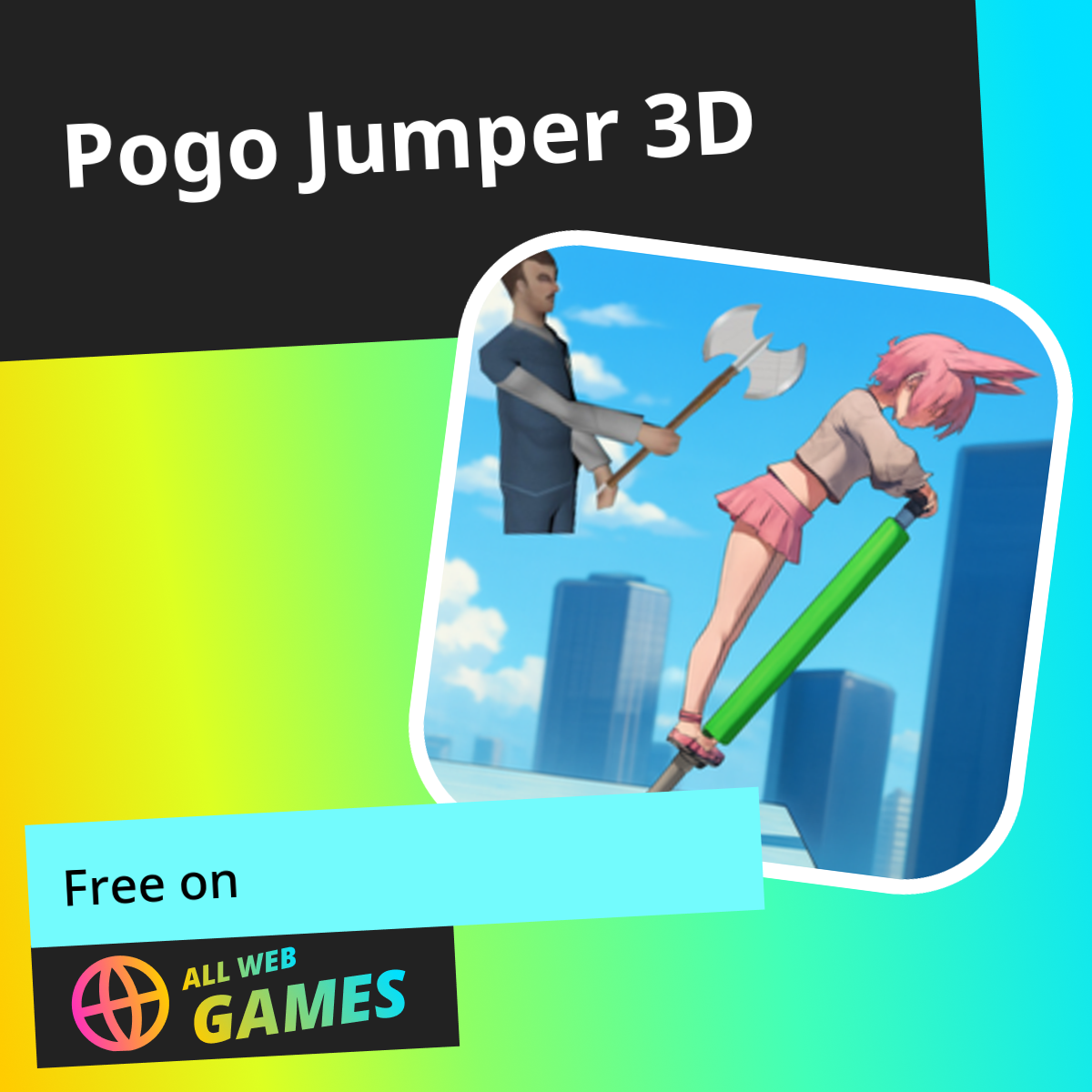 Pogo Jumper 3D (by Makhonin): Play Online For Free On AllWebGames