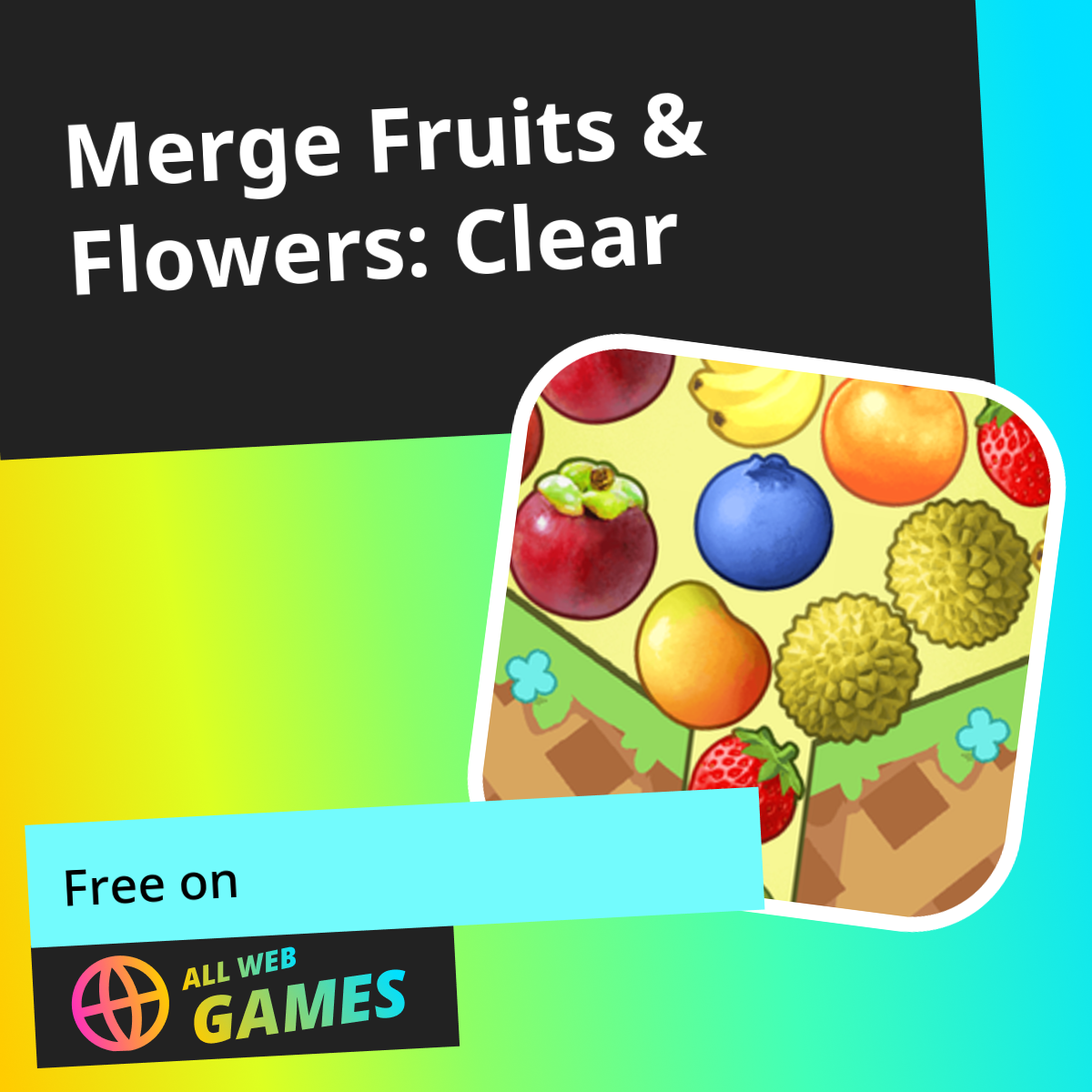 Merge Fruits & Flowers: Clear (by YOXI IE): Play Online For Free On ...