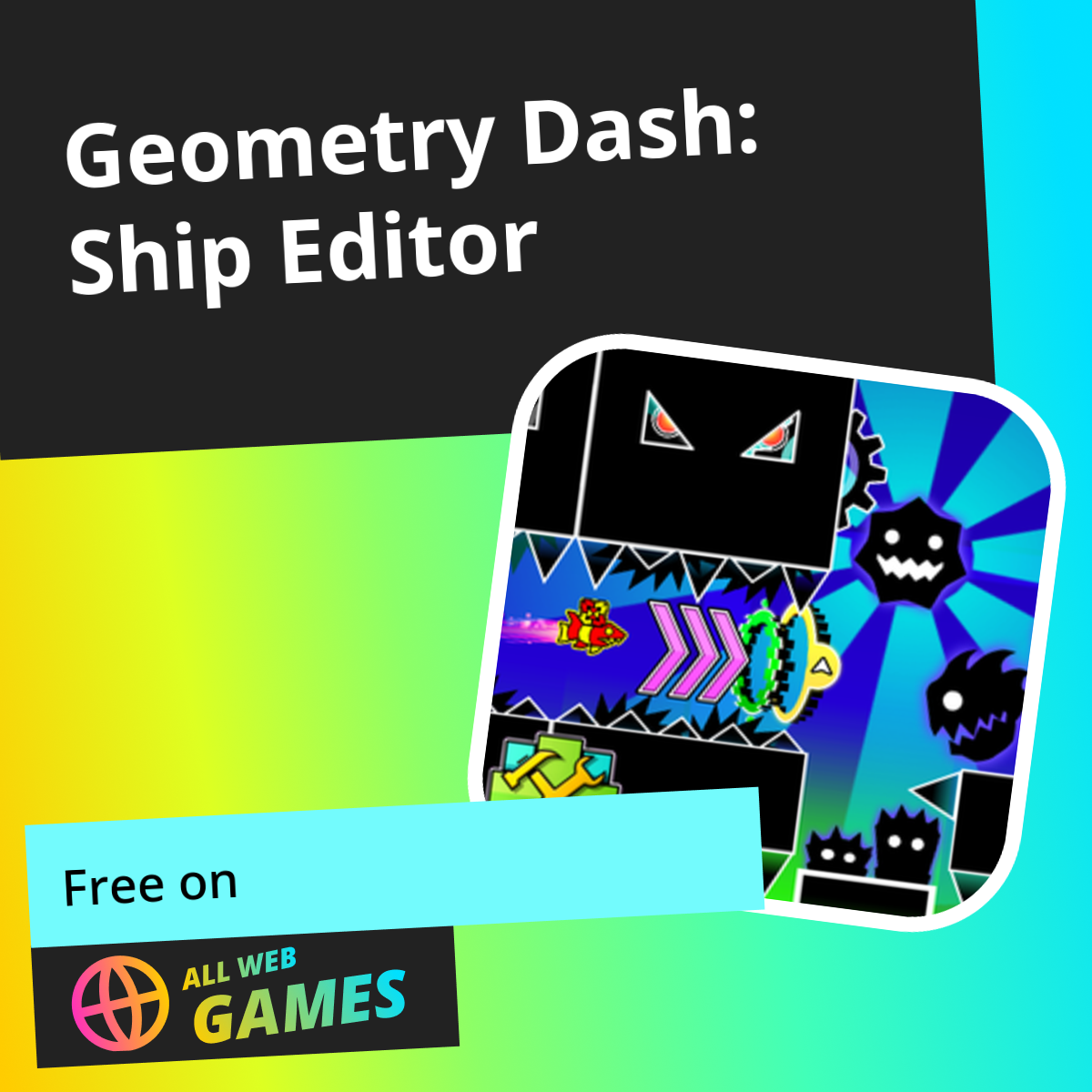 Geometry Dash: Ship Editor (by Kokim): Play Online For Free On AllWebGames